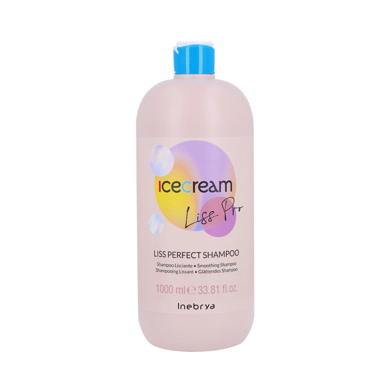 INEBRYA ICE CREAM LISS PRO Smoothing hair shampoo 1000ml – Trena sp. z ...
